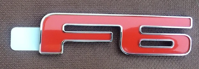 GENUINE FORD TERRITORY SX F6X Falcon BA BF FG FPV Red F6 Badge Emblem ...