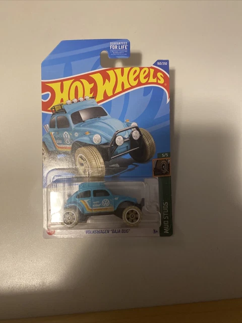HOT WHEELS VOLKSWAGEN Baja Bug Aqua avec jantes blanches 160/250 2022 ...