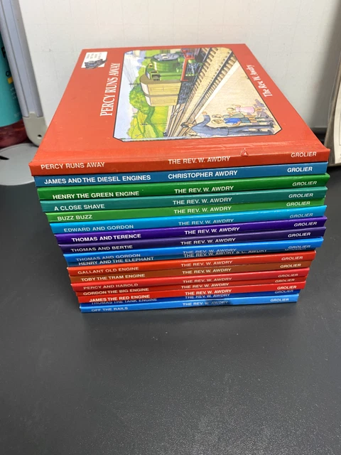 THOMAS THE TANK Engine Book Club by The Rev.W.Awdry Grolier Book Bundle ...