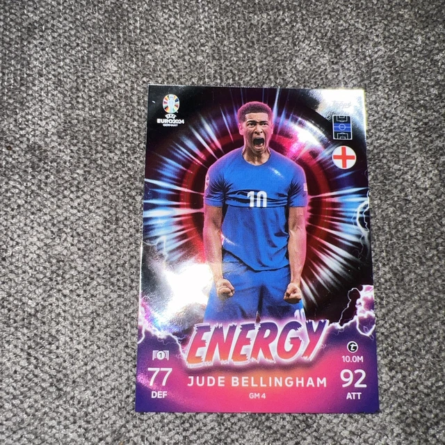MATCH ATTAX UEFA Euro 2024 Jude Bellingham Energy Card No Gm 4 £3.00 ...