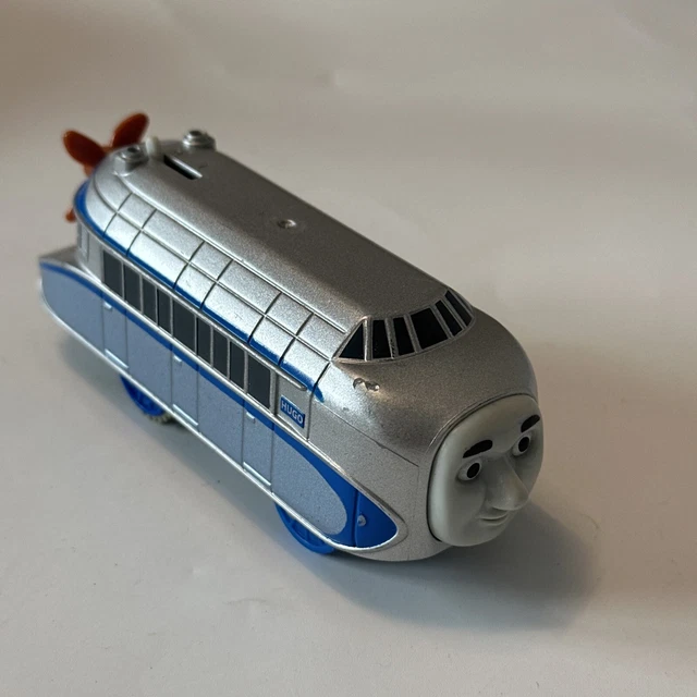 HUGO SILVER ZEPPELIN Train Thomas Motorised Trackmaster Train Track ...