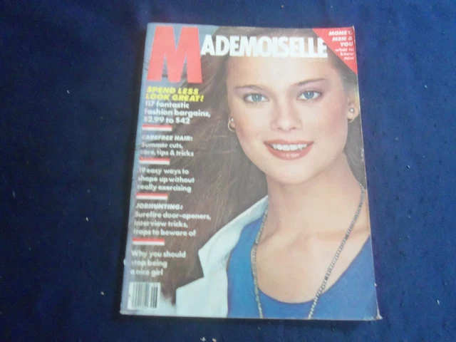 1978 JUNE MADEMOISELLE Magazine - Great Cover Model, Fashion & Ads - B ...