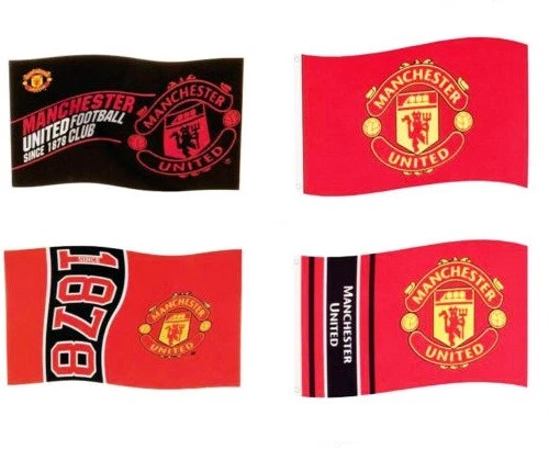 MANCHESTER UNITED FC MUFC Flag £10.20 - PicClick UK