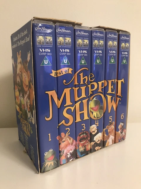 RARE THE MUPPETS Show VHS Box Set Complete 1-6 (no 5 still factory ...