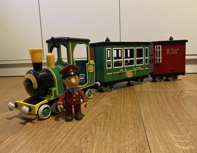 POSTMAN PAT GREENDALE Rocket Motorized Train and AJ figure Electronic ...
