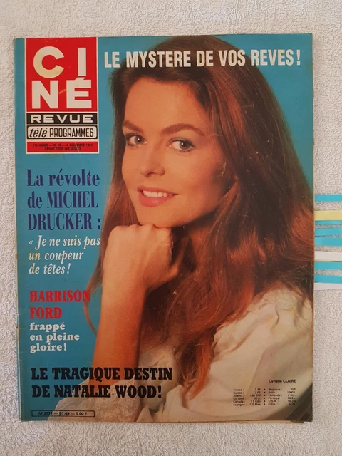 1981 CINE REVUE N°49 C.claire H.ford N.wood B.fossey C.brook S.vartan R ...