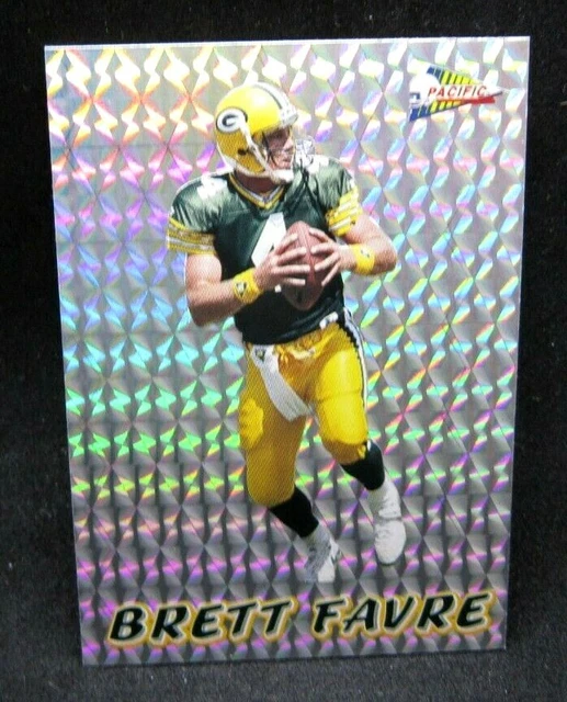 CARTE RÉFRACTEUR ARGENT Brett Favre 1993 Prismes Pacifiques ...