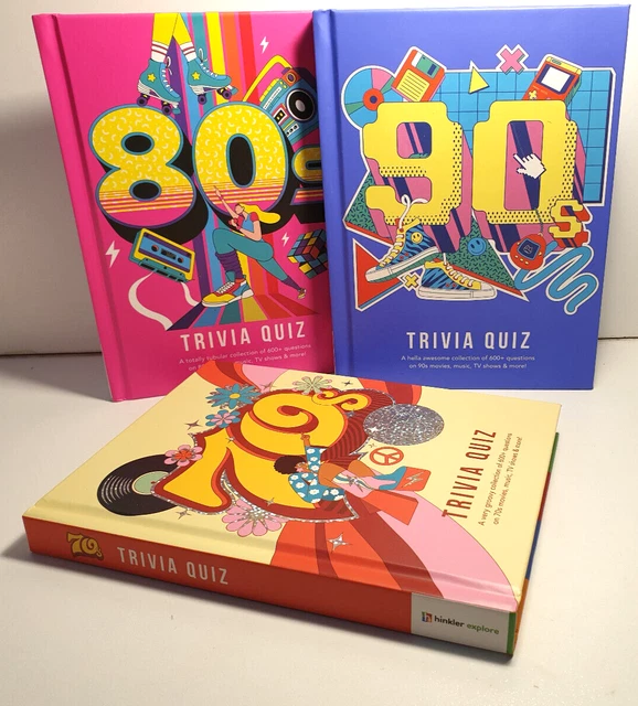 TRIVIA QUIZ 70S,80S,90S books Great for your Quiz Nights $37.00 ...