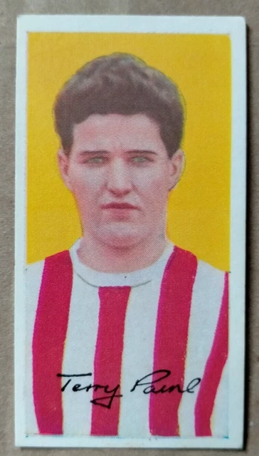 TERRY PAINE SOUTHAMPTON #25 Barratt Famous Footballers Series A.11 1963 ...