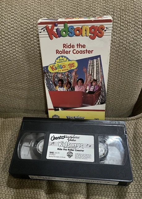 KIDSONGS RIDE THE Roller Coaster VHS 1990 Sing Along Songs View-Master ...