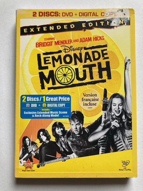 LEMONADE MOUTH DVD 2-Disc Extended Edition w/ Slipcover Disney Region 1 ...