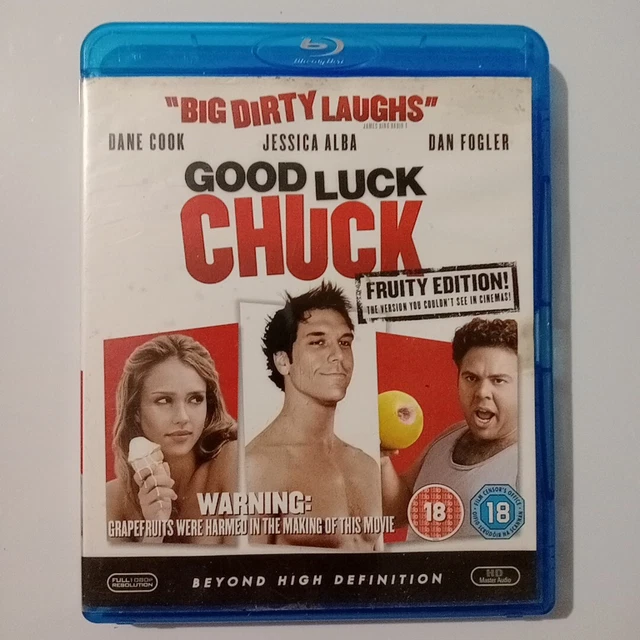 GOOD LUCK CHUCK (Blu-ray, 2008) Fruity Edition Jessica Alba Cert 18 ...