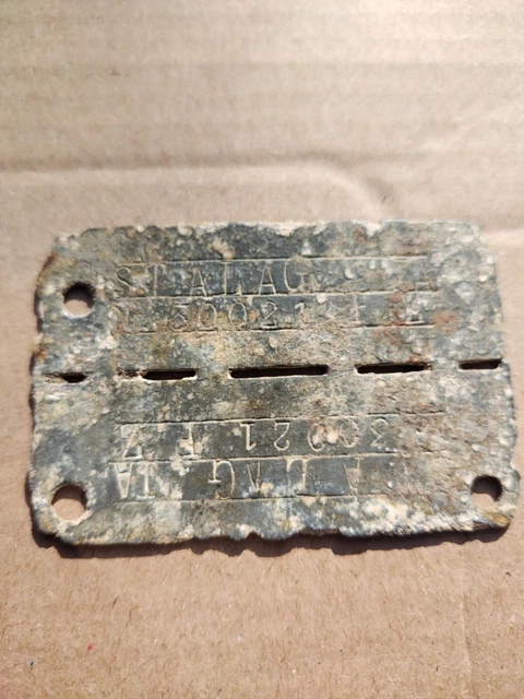 GERMAN WW2 FRENCH Prisoner Of War Stalag 1A Identity Tag £21.52 ...