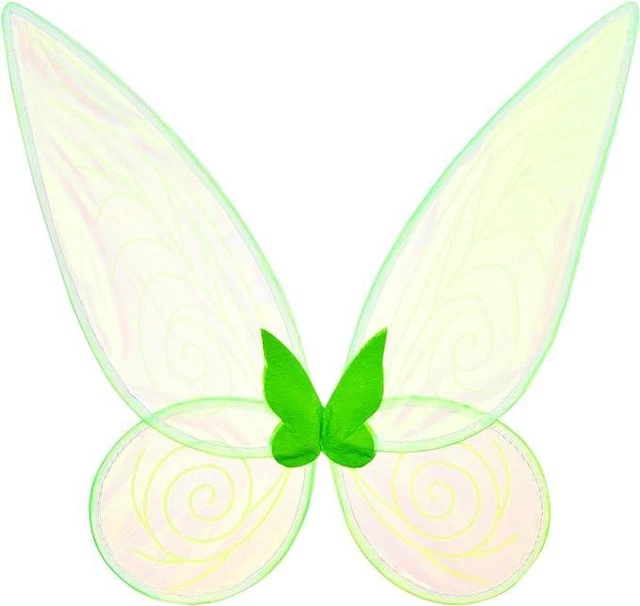 VERT FAIRY AILES Papillon Costume Filles Ange Ailes Déguisement Lutin ...