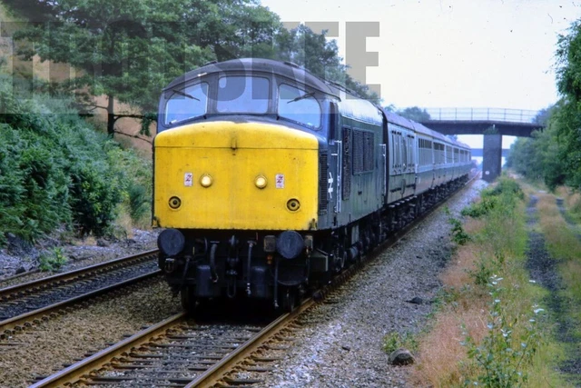 35MM SLIDE BR British Railways Diesel Loco Class 45 45147 Garswood 1984 ...
