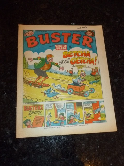 BUSTER & MONSTER FUN Comic - Date 04/11/1978 - UK Paper comic £6.99 ...