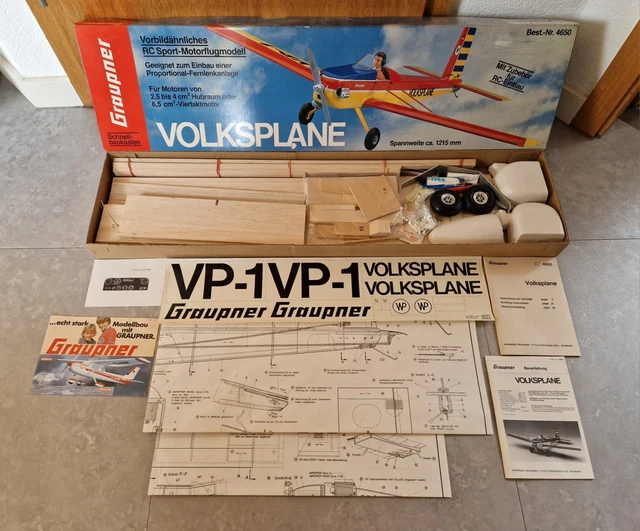 GRAUPNER VOLKSPLANE VP1 Baukasten Best-Nr.4650 Rarität EUR 265,00 ...