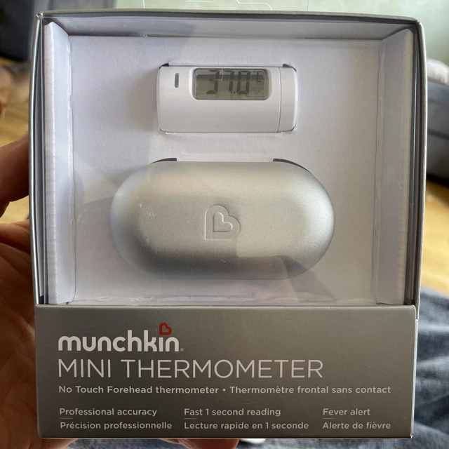 MUNCHKIN MINI NO Touch Thermometer. New. With Storage Case Baby Shower ...