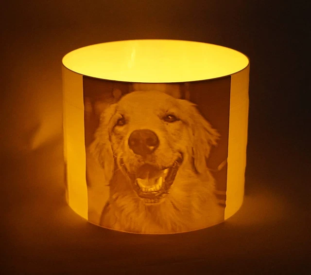 WINDLICHT FOTOS TEELICHT | 13cm | individuelle Deko | Teelichthalter ...