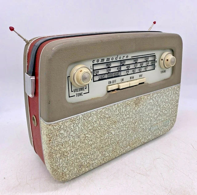 HISTORIC 1961 DYNATRON Commodore TP15 Transistor Retro Radio EUR 56,95 ...