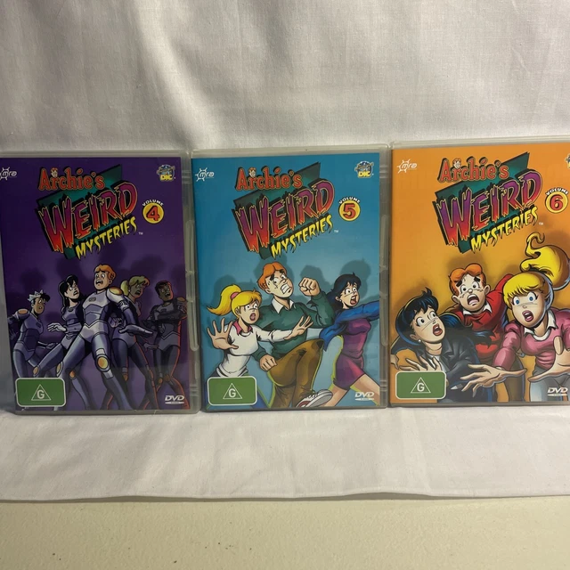 ARCHIE’S WEIRD MYSTERIES (DVD) Vol 4 5 6 Region 4 Free Oz Post VGC £12. ...