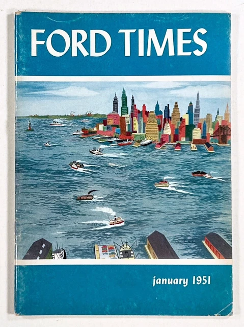 1951 JAN FORD TIMES Climbing Mt. Shuksan BROOKLYN TOURISM Alaskan ...