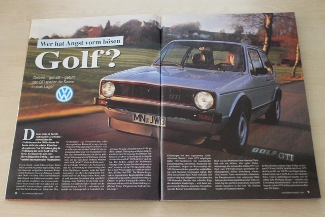 OLDTIMER MARKT 2664) 20 Jahre VW Golf I GTI - ein interessanter Bericht ...
