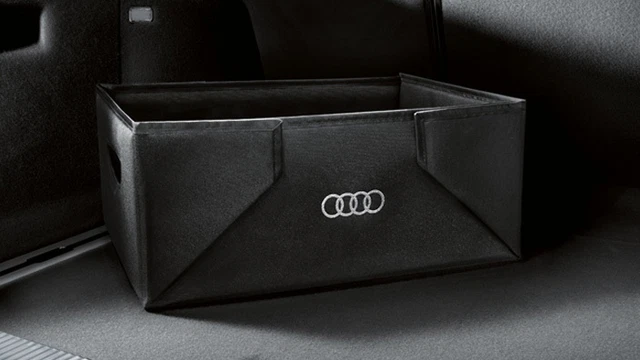 AUDI RANGEMENT PLIANTE Panier D'Achats Chariot A Bagages Noir Pliable ...