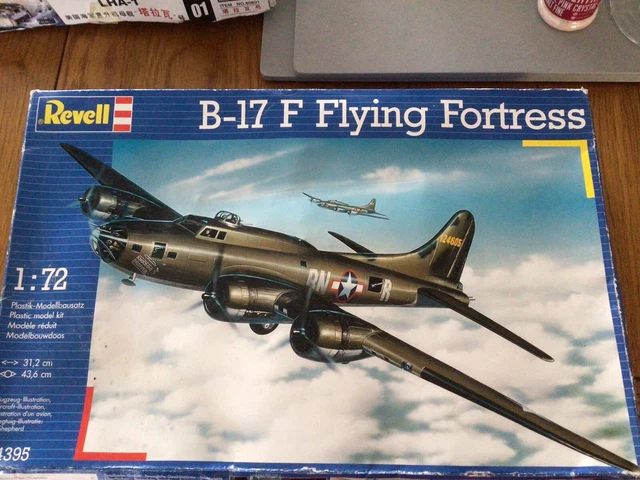 REVELL 04395 BOEING B-17F Flying Fortress Aircraft 1/72 Scale Model Kit ...