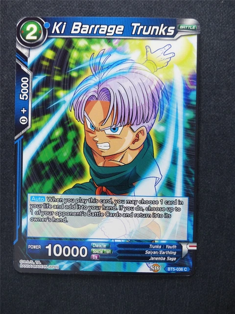 KI BRRAGE TRUNKS - Dragon Ball Super Cards #13T EUR 1,50 - PicClick FR