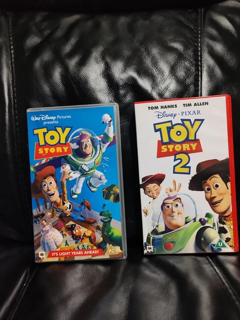 DISNEY TOY STORY 1 & 2 Vhs Video Cassette Tape Bundle Childrens Movie ...