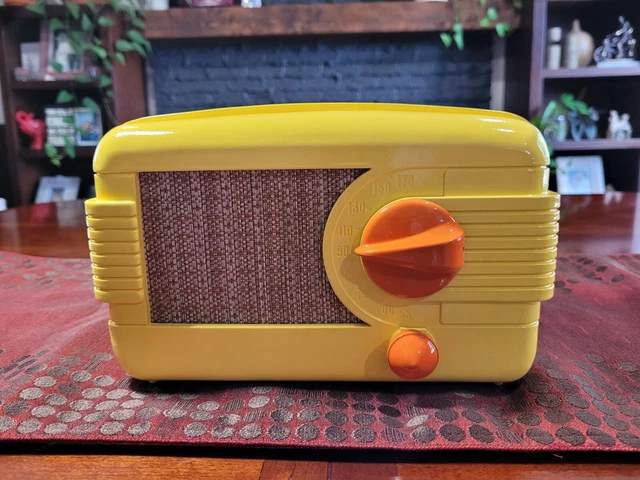 VINTAGE ANTIQUE WORKING Firestone 4 A-2C Vacuum Tube Radio $100.00 ...