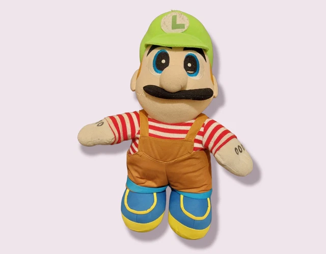 VINTAGE SUPER MARIO Bros. Luigi Plush KO Bootleg £30.00 - PicClick UK