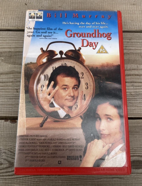 GROUNDHOG DAY BILL Murray Big Box VHS £15.00 - PicClick UK