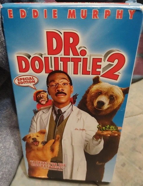 DR. DOOLITTLE ON VHS, EDDIE MURPHY, Estate Item As Is Good Cond Special ...