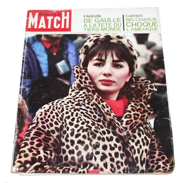 MAGAZINE / REVUE Paris Match n° 776 du 08/02/1964 Farah d'Iran EUR 5,00 - PicClick FR