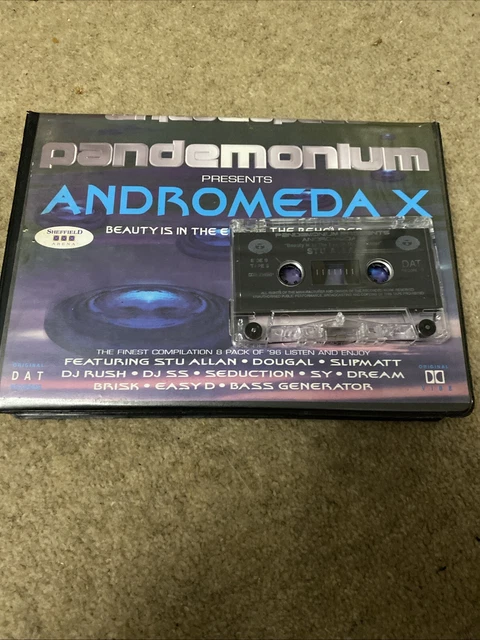 PANDEMONIUM ANDROMEDA X 24 November 1995 Stu Allan Rave Tape Cassette £ ...