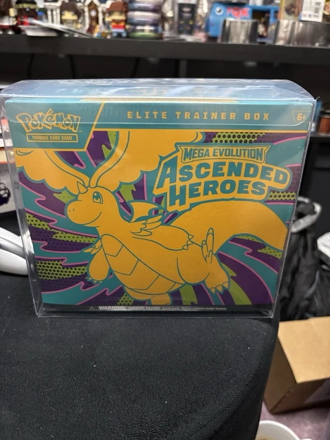 POKÉMON TCG: MEGA Evolution Ascended Heroes ETB (NEW AND SEALED) £203. ...