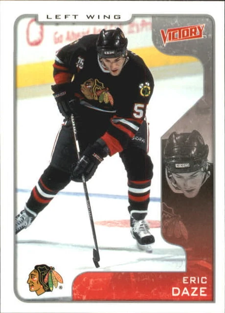 CARTE DE HOCKEY 2001-02 UD Victory Chicago Blackhawks #74 Eric Daze EUR ...