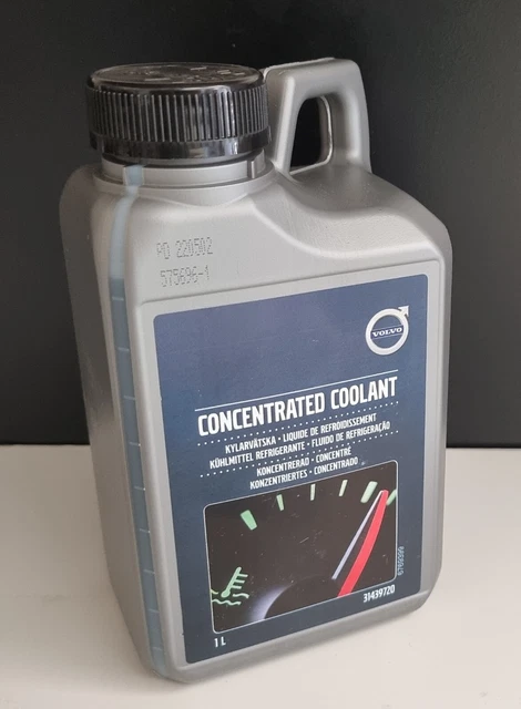 GENUINE VOLVO CONCENTRATED Coolant / Antifreeze 1 Litre Bottle - Green ...