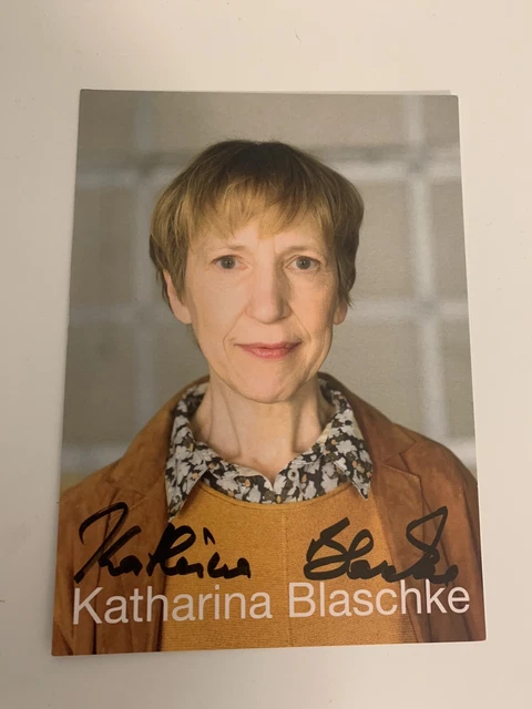 AUTOGRAMMKARTE VON KATHARINA Blaschke ” SOKO Wismar 2024 “ NEU & ZDF ...