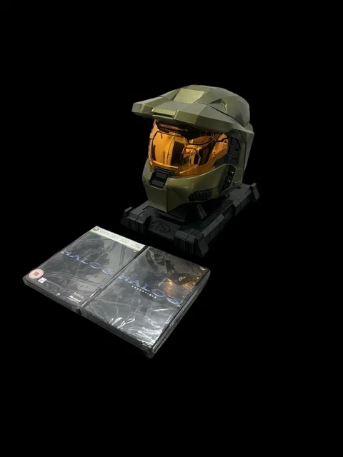 HALO 3 XBOX 360 Legendary Edition Master Chief Helmet with Sealed Games ...