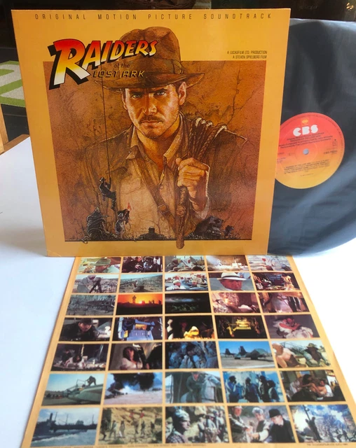 RAIDERS OF THE LOST ARK LP RARE SOUNDTRACK / 1st Press 1981 / Printed ...