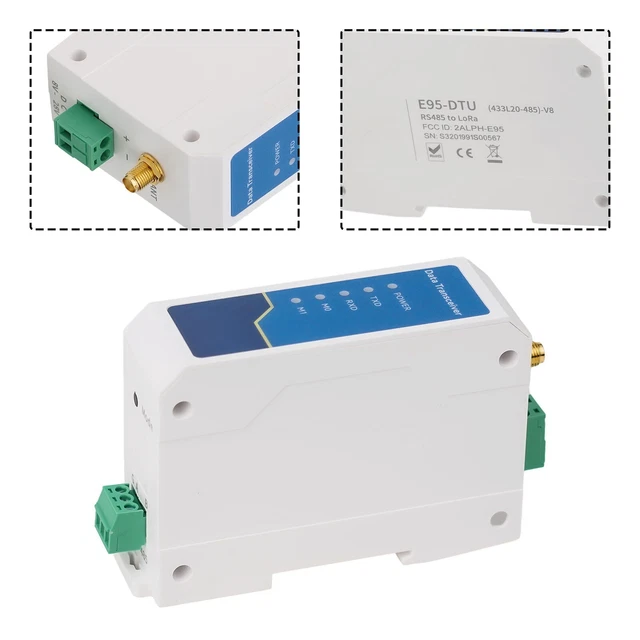 MODEM SANS FIL industriel RS485 pour transmission de données robuste ...