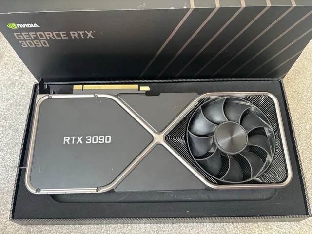 NVIDIA GEFORCE RTX 3090 Founders Edition 24GB GDDR6X GDDR6X Graphics ...