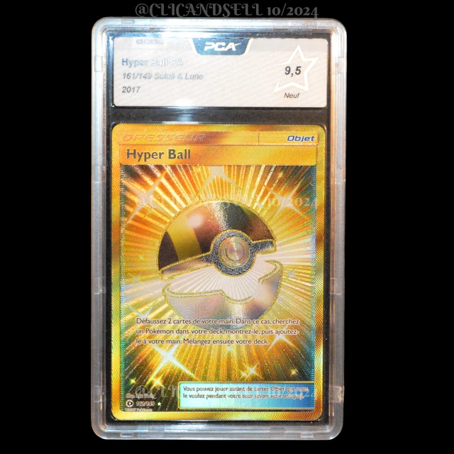 CARTE POKÉMON HYPER Ball FA 161/149 Soleil & Lune PCA 9,5 EUR 1,00 ...