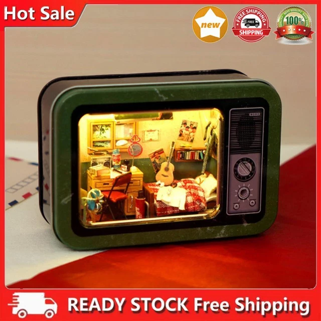 DIY 3D BOX Theater Assemble Handmade Dust Proof Dollhouse Handmade ...