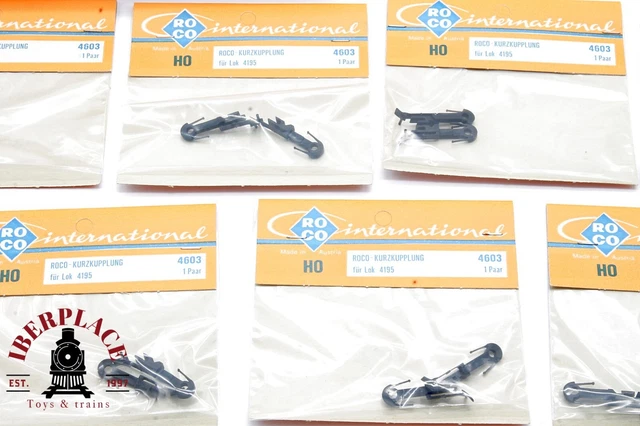 1:87 ROCO 4603 9x Coupling Hoops for Lok 4195 scale H0 Ho 00 Modellbau ...