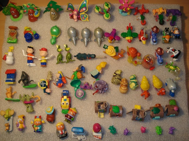 VINTAGE KINDER SURPRISE Toys Job Lot – about 60 in total; Peanuts ...