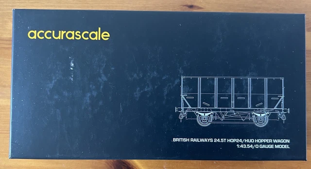 ACCURASCALE O GAUGE ACC1040-HUO-O Hopper Wagon TMC Weathered £45.00 - PicClick UK